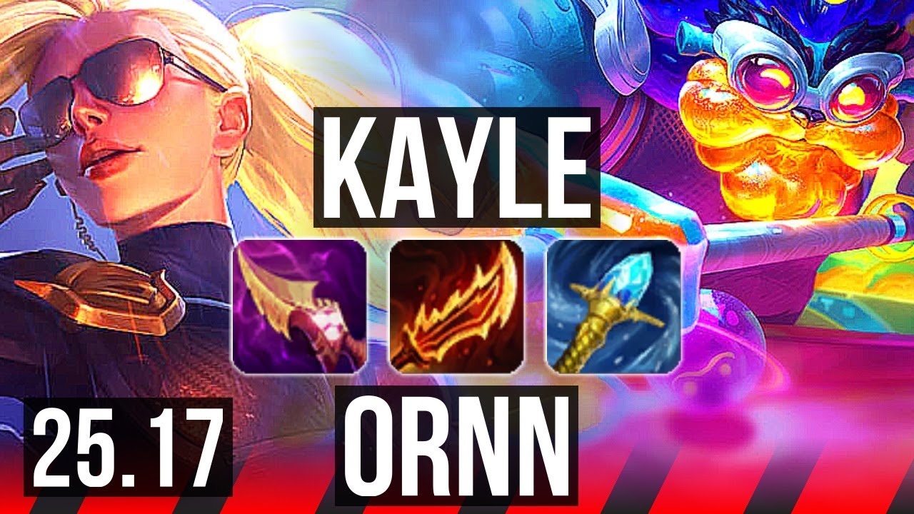 KAYLE vs ORNN (TOP) | KR Master | 25.17 | Manual Gamer