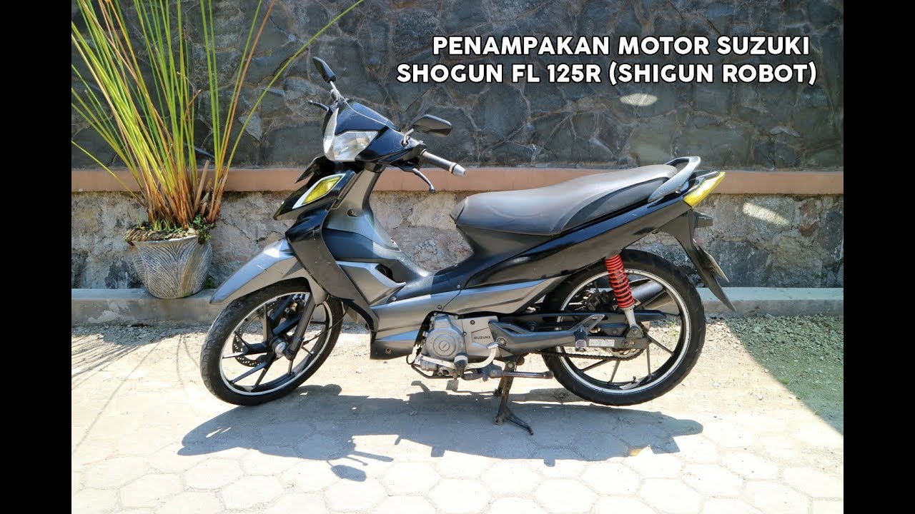 PENAMPAKAN SUZUKI SHOGUN FL 125R atau SHOGUN SP ROBOT - YouTube