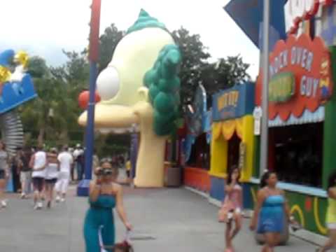 Simpsons Land in Universal Orlando - YouTube