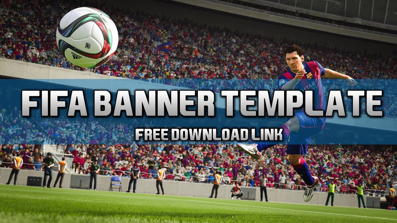 Fifa 16 Channel Banner Template (Speed Art) [FREE DL] - YouTube