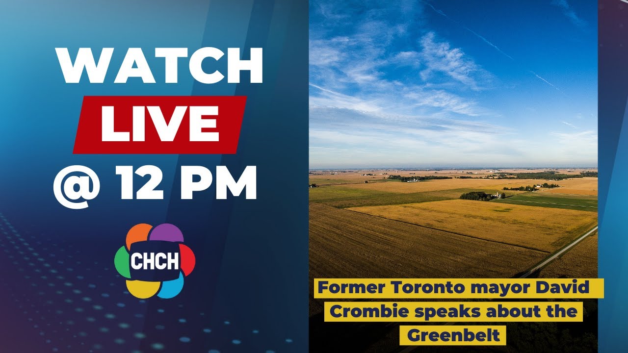 Former Toronto mayor David Crombie makes announcement about the ...