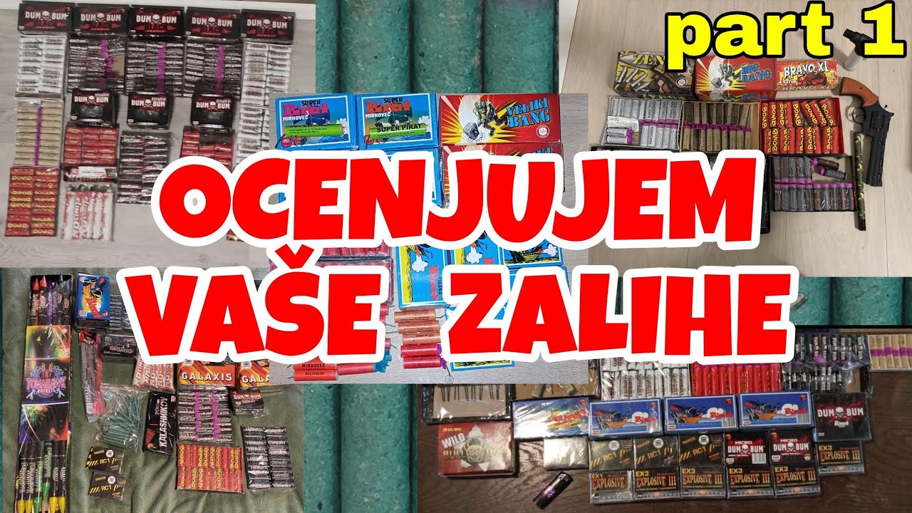 Ocenjujem vaše zalihe pirotehnike! PART1 *opasno dobre zalihe* - YouTube