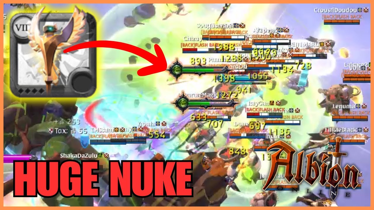 HUGE LIGHTCALLER NUKES & more | Albion Online EU - YouTube