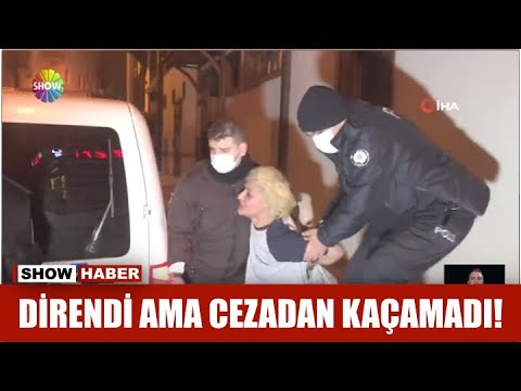 Direndi ama cezadan kaçamadı!