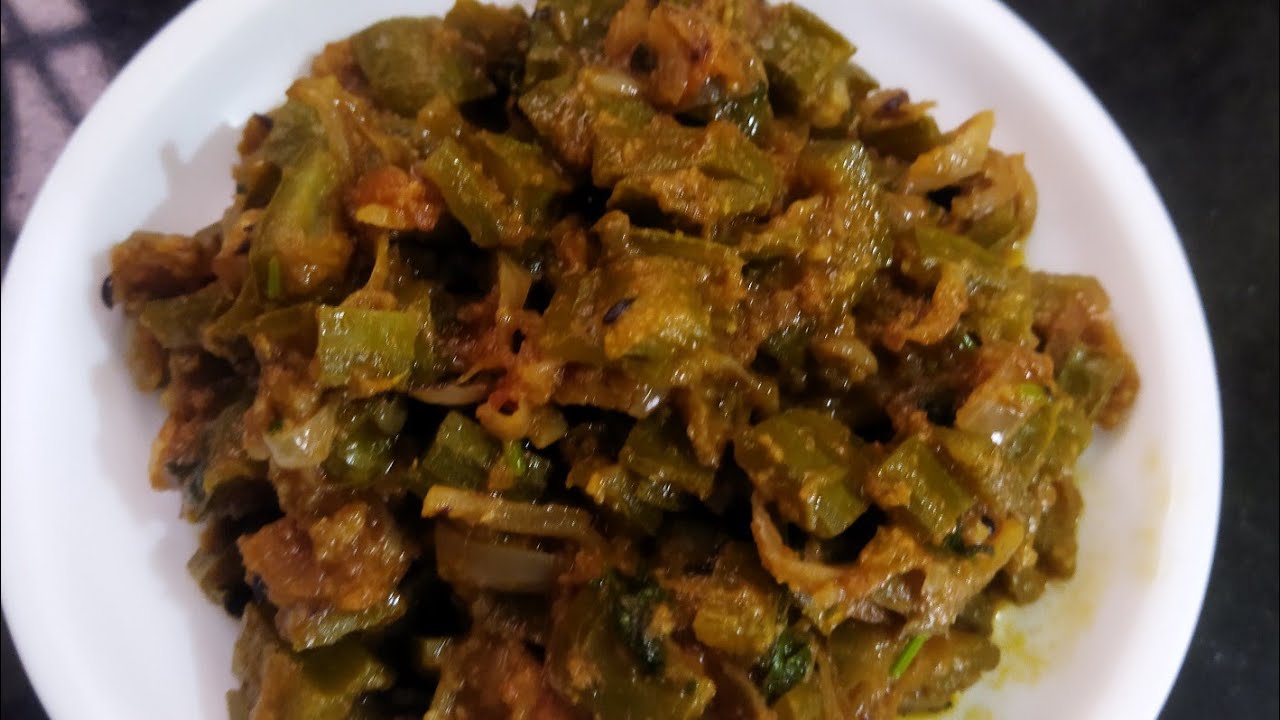 ಹಿರೇ ಕಾಯಿ ಪಲ್ಯ. Heere kayi palya recipe in kannada. - YouTube