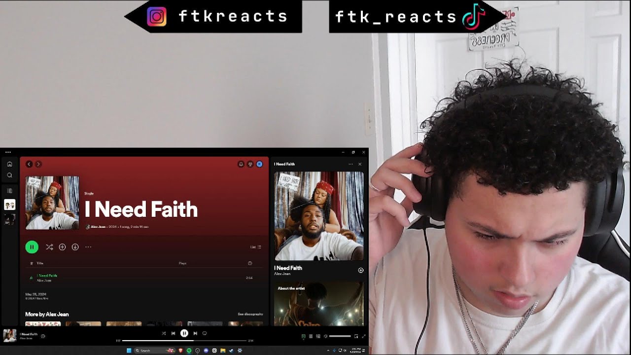 Alex Jean - I Need Faith (Official Audio) | REACTION - Christian Rap ...