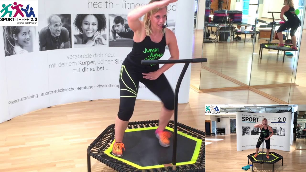 Jumping Fitness mit Claudia - YouTube