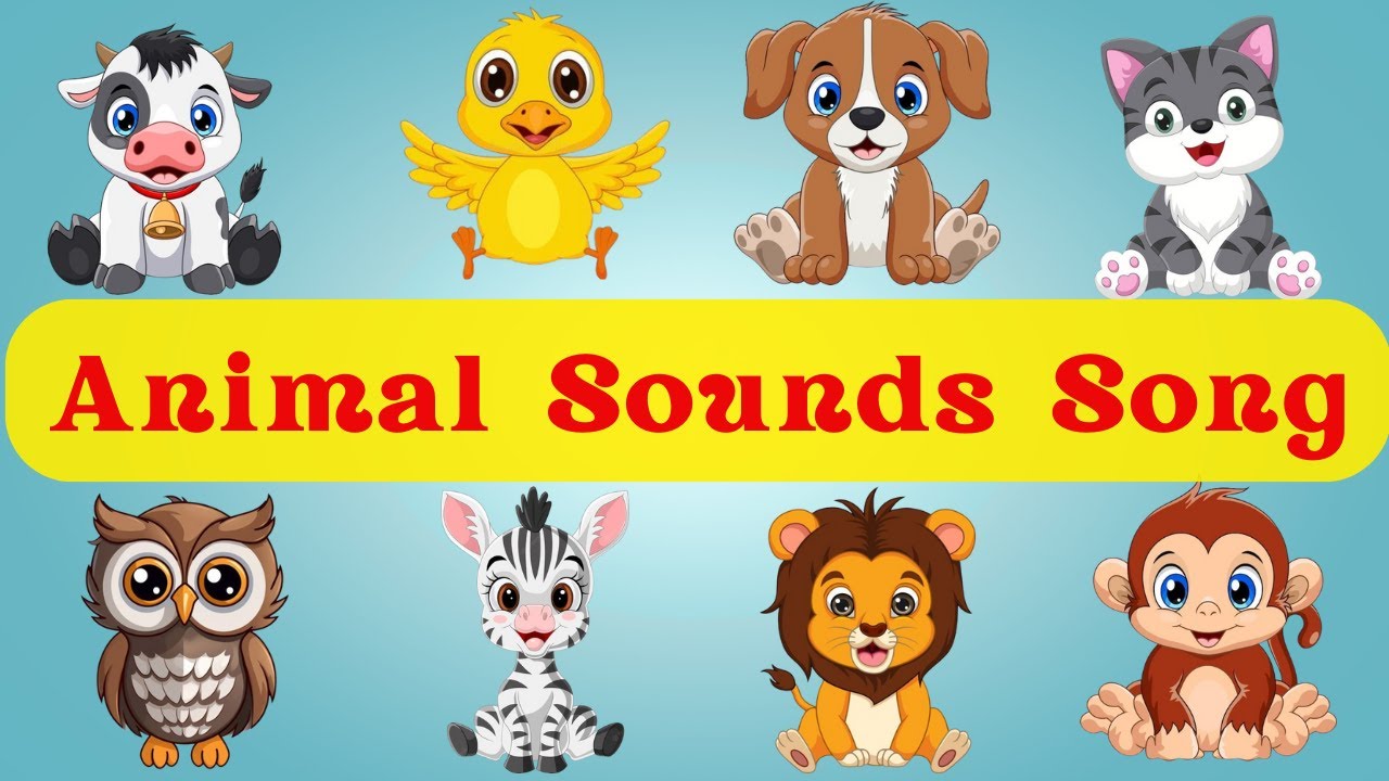 Animal Sounds Song for Kids | Learn Animal Noises! | Fun Learning with ...