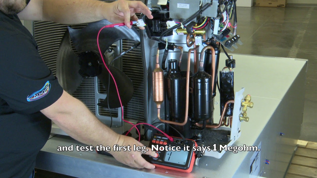 How to Megohm a RAC or CAC Compressor - YouTube