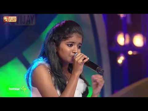 Super Singer Junior - Udhaya Udhaya by Gowri - YouTube