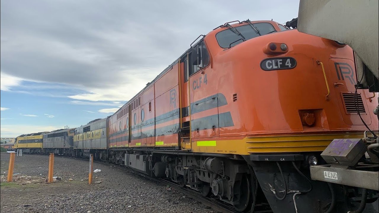 7774 SG SSR Grain Train At Geelong With Four Streamliners CLF1 + S311 ...