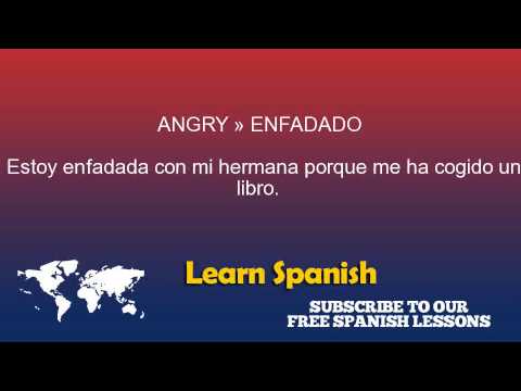 Angry in Spanish - YouTube