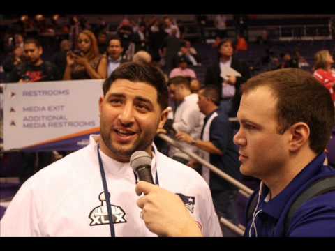 Patriots Joe Vellano Joins Armen & Levack on Media Day - YouTube