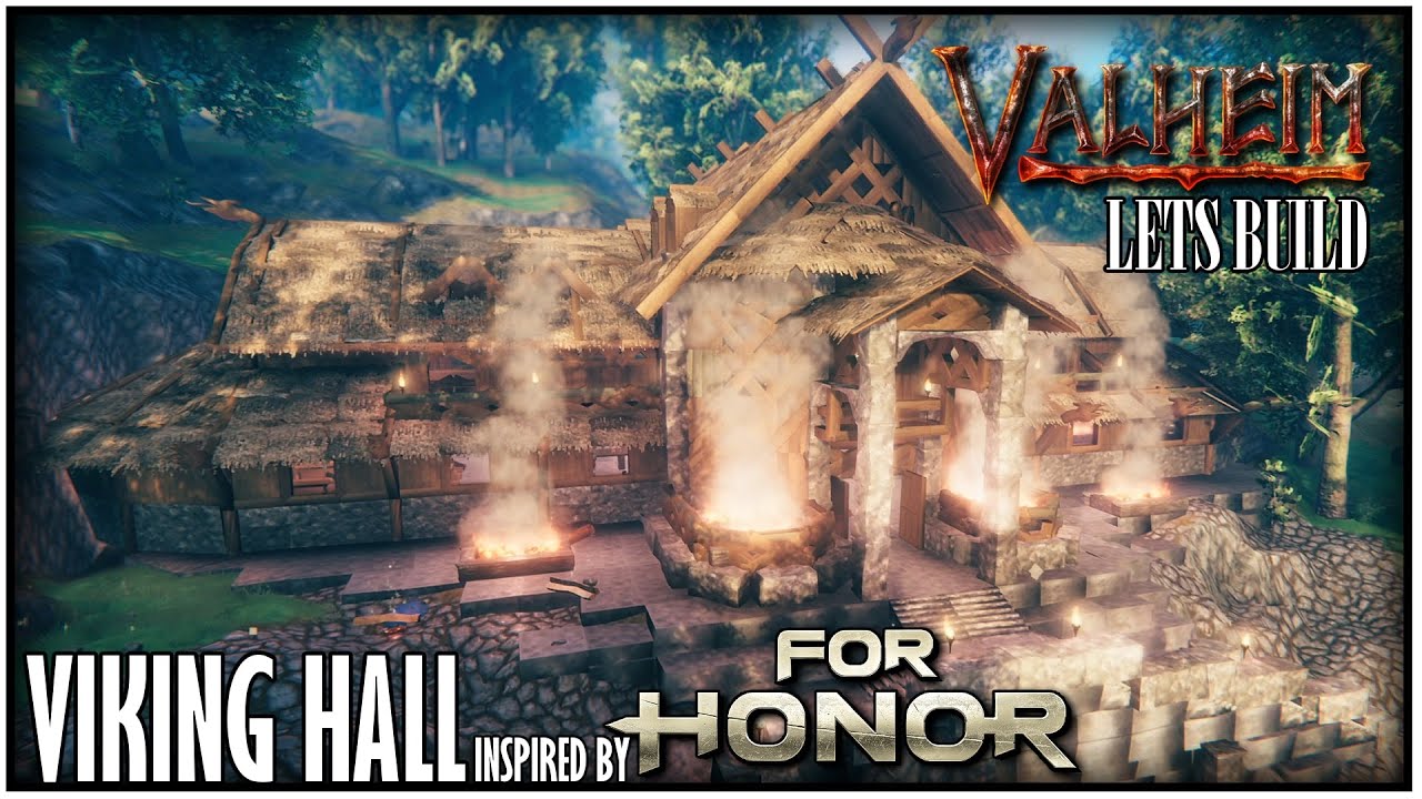 Lets Build A Viking Hall Inspired By For Honor! My Biggest Build Yet ...