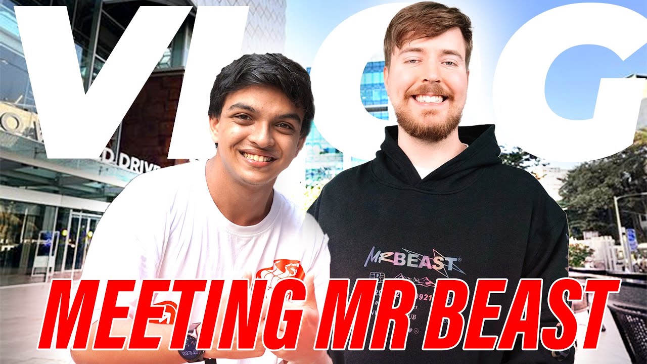 MEETING MR BEAST....... - YouTube