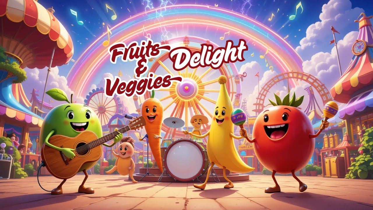 HAHA " Fruits & Veggies Delight " HAHA #youtubekids #cocomelon # ...