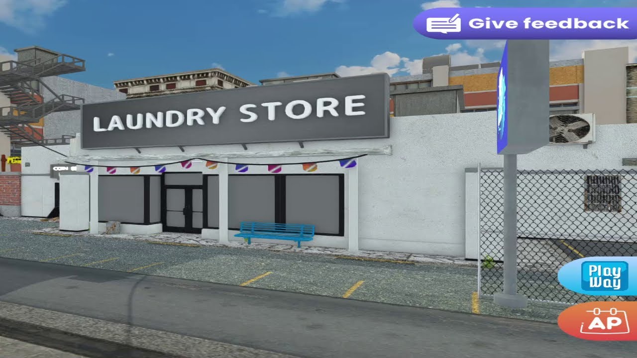 I OPENED A LAUNDRY SHOP |LAUNDRY STORE SIMULATOR GAMEPLAY#1 - YouTube
