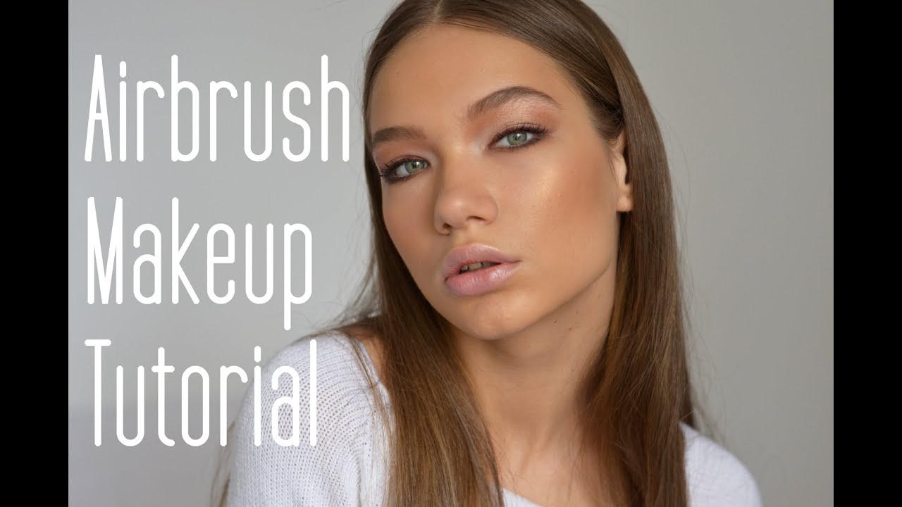 Airbrush Makeup Tutorial - Strobing Skin - YouTube