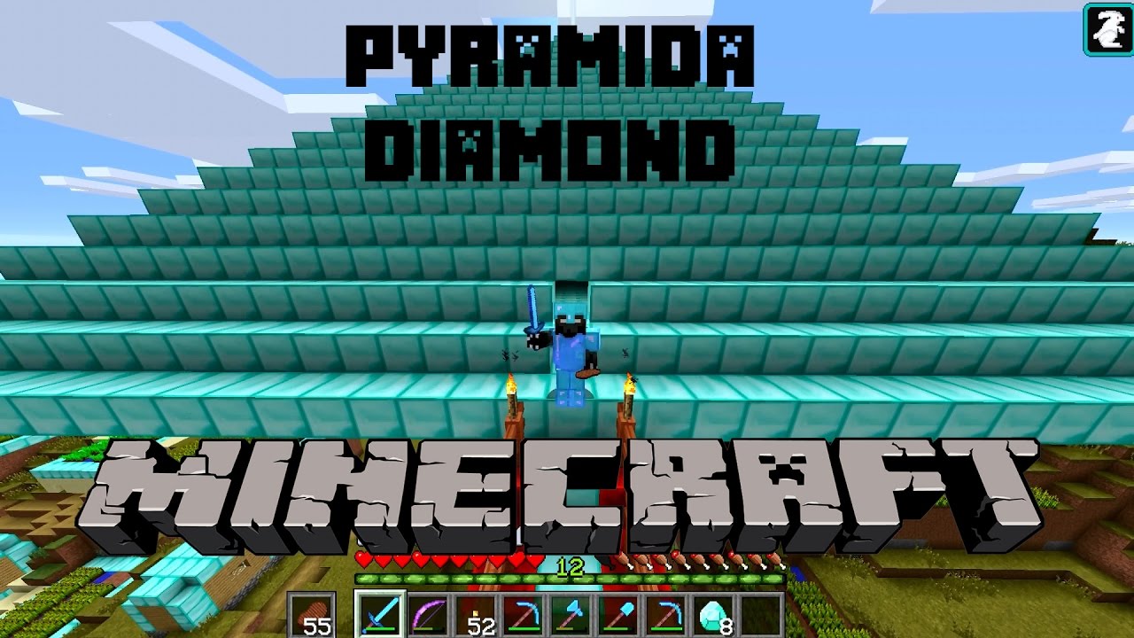 Pyramida Diamond Noob Survival Minecraft Indonesia #27 - YouTube