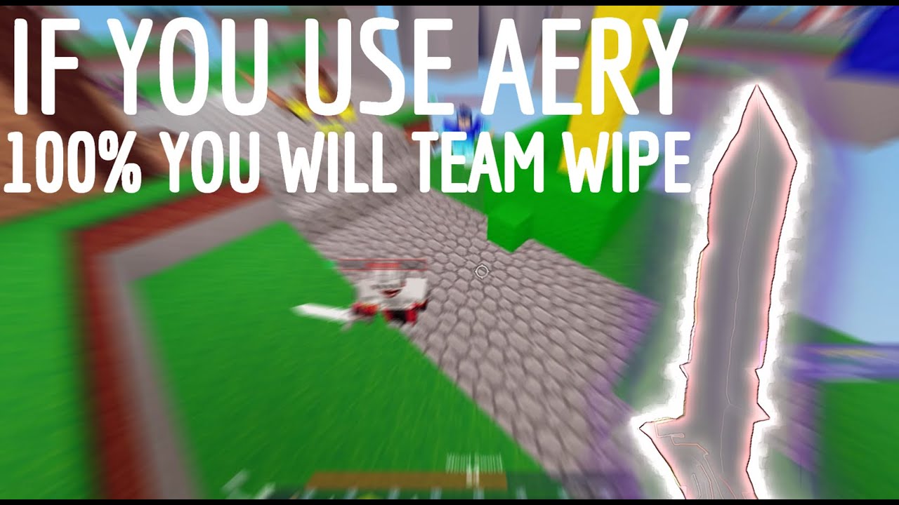 If you use AERY kit 100% you WILL kill all of THEM!!, roblox bedwars ...
