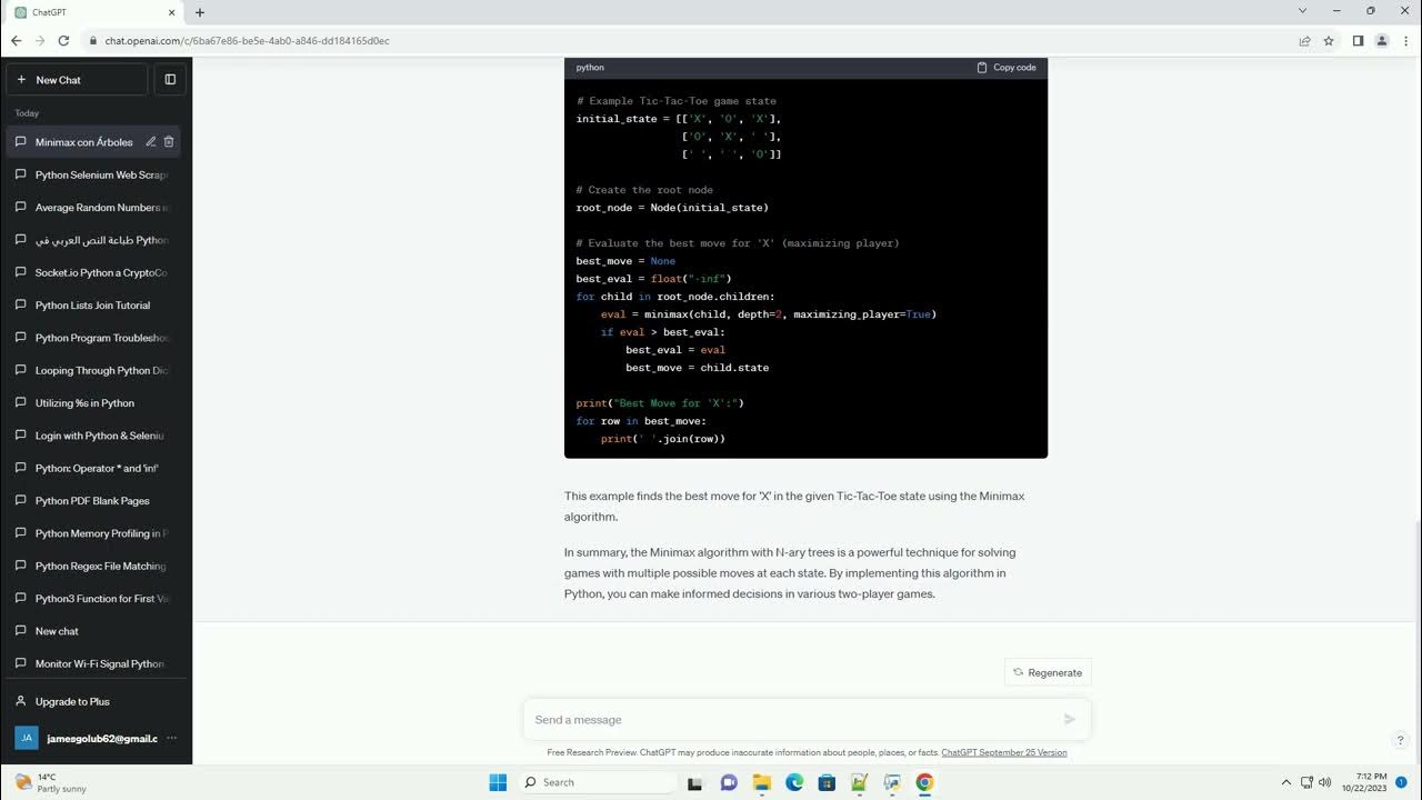 Python n ary tree for minimax - YouTube