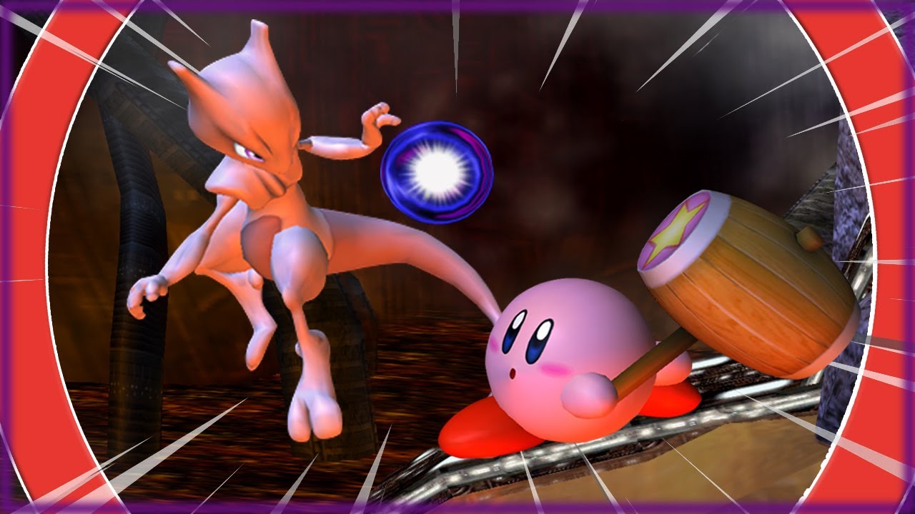 APARICIÓN LEGENDARIA, KIRBY VS MEWTWO - SUPER SMASH BROS MELEE - YouTube