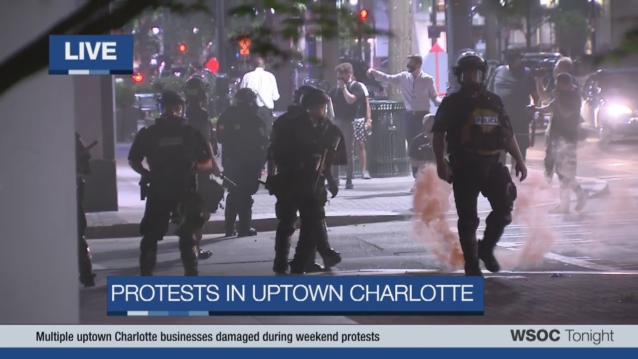 Protesters, police clash in uptown during 4th night of protests in ...