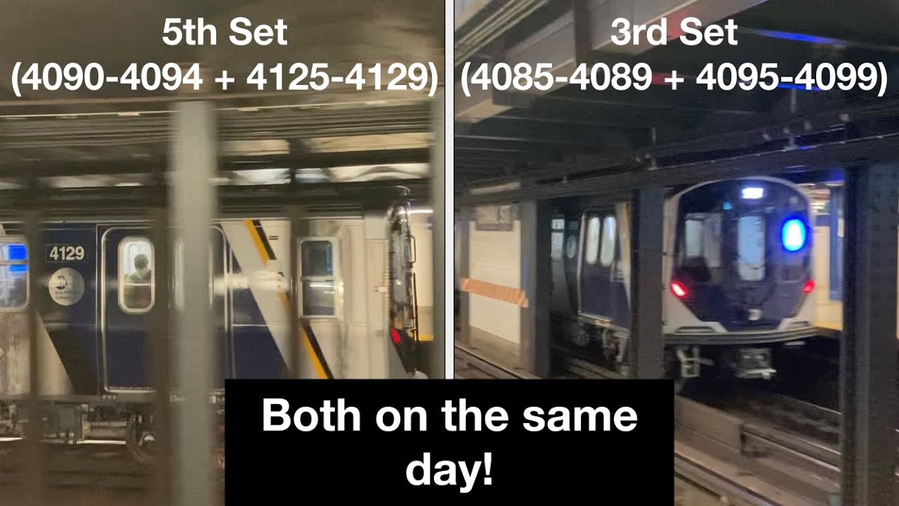 NYC Subway: TWO R211A (A) Trains in Manhattan! - YouTube