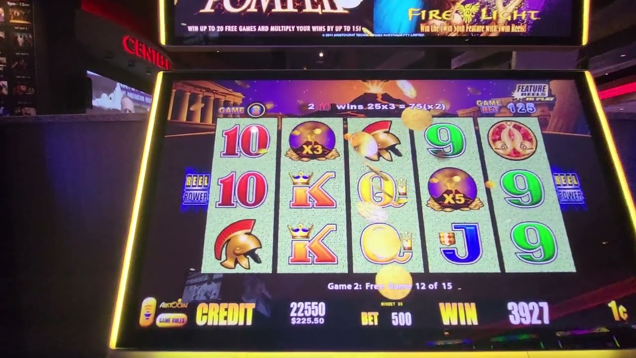 POMPEII Slot Machine good win on max bet (Miami Valley Gaming)please ...