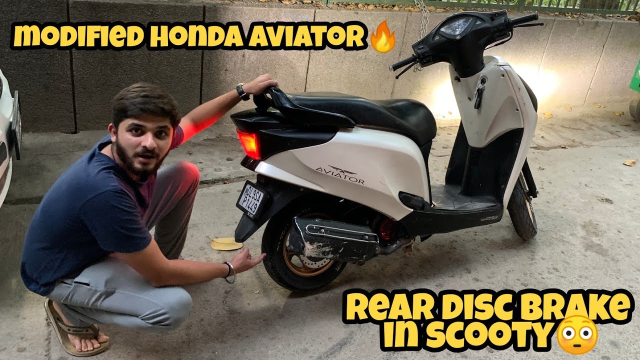 Dual Disc Brake Scooty at David Narvaez blog