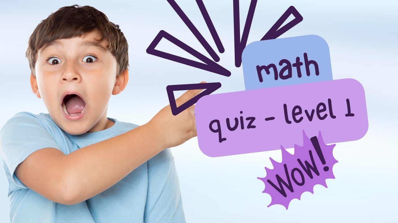 Math Quiz for Kindergarteners II Addition and Subtraction II Level 1 II ...