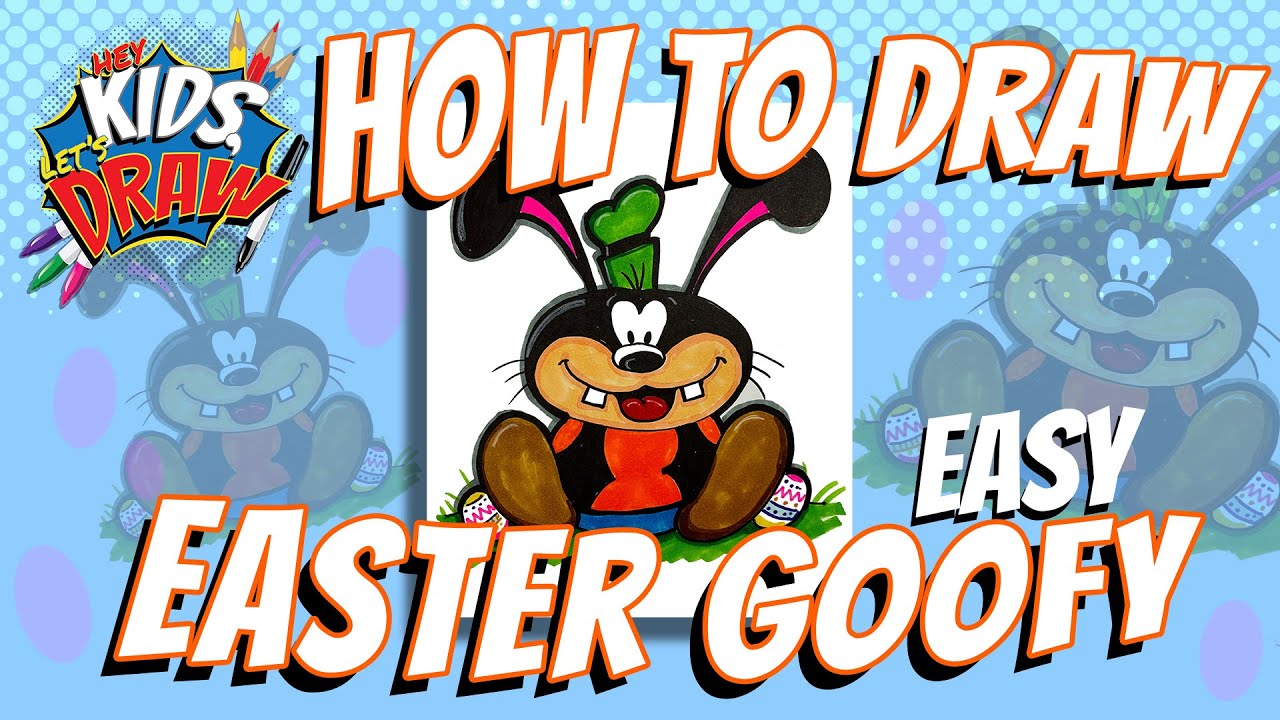 How to Draw a Goofy Easter Bunny EASY - YouTube