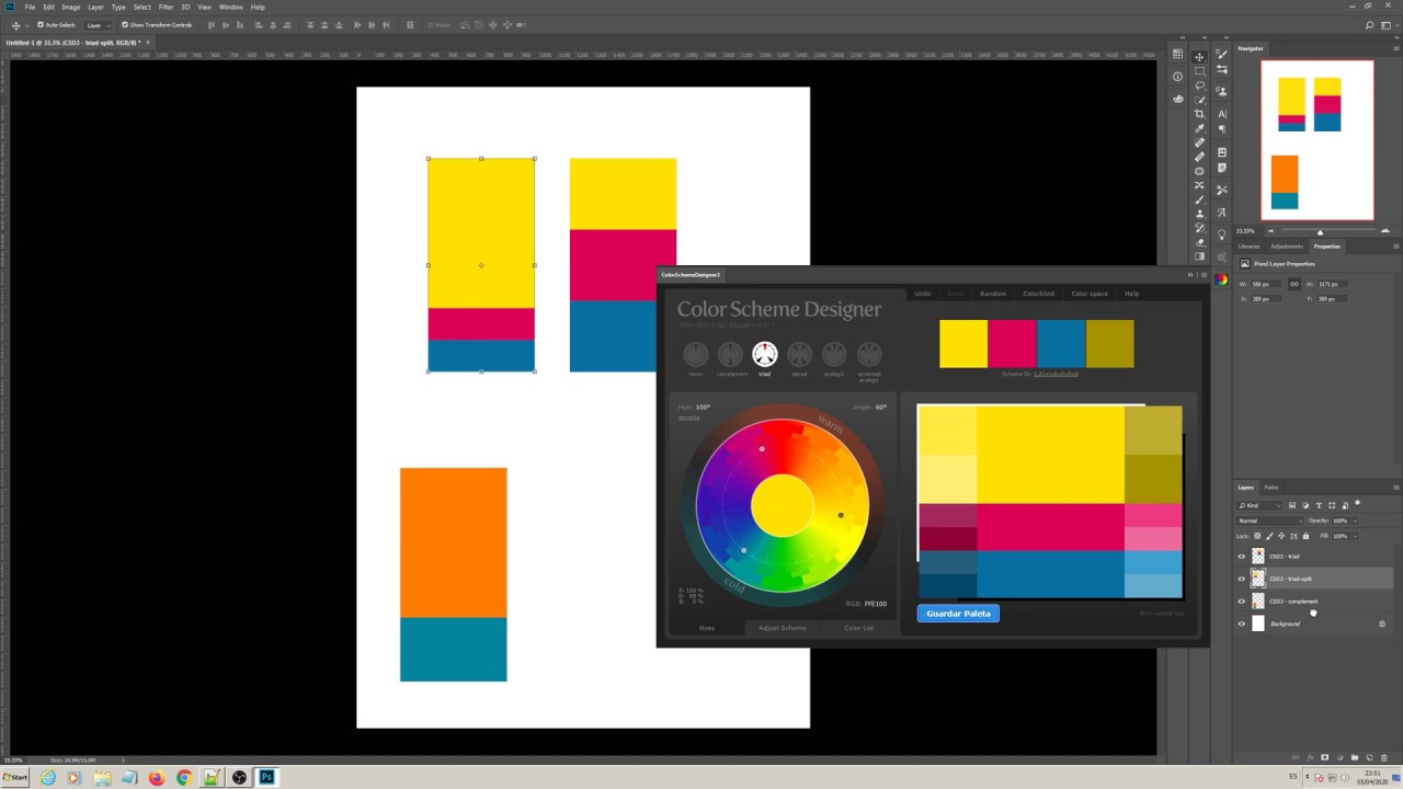 Color Scheme Designer - Panel Photoshop - YouTube