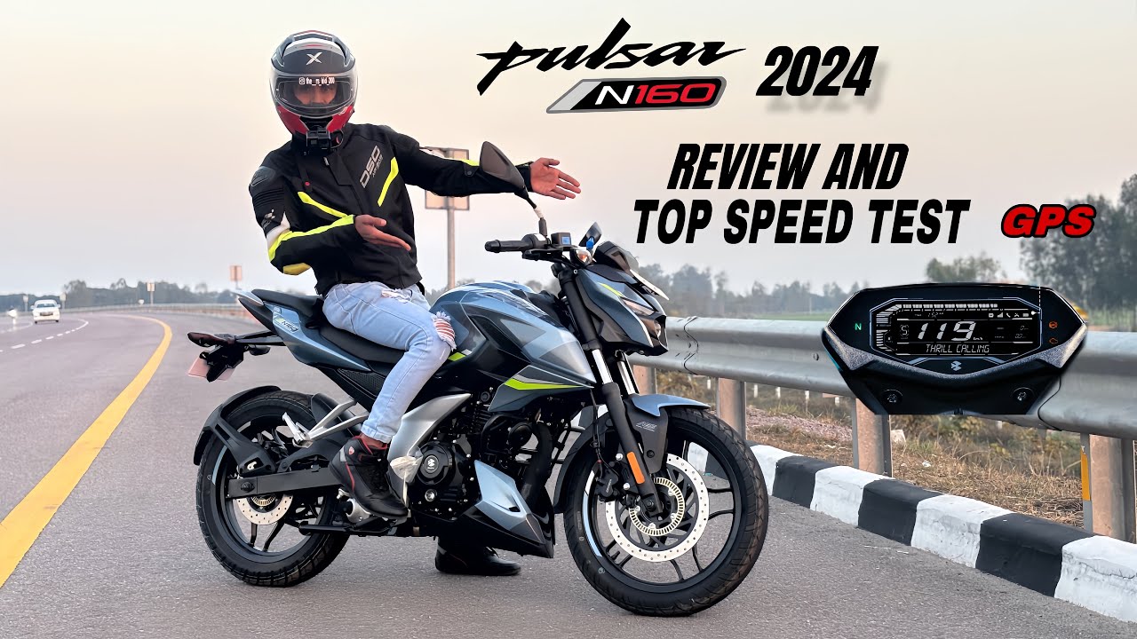 All new Bajaj Pulsar N160 2024 | review and top speed | new updates ...