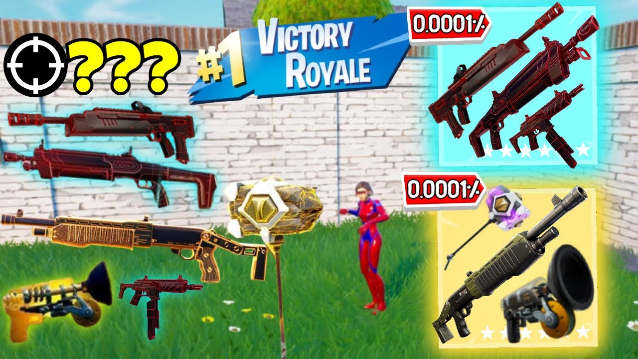 OG Fortnite Reload | * Every Exotic Weapon + Champion's Mythic ...