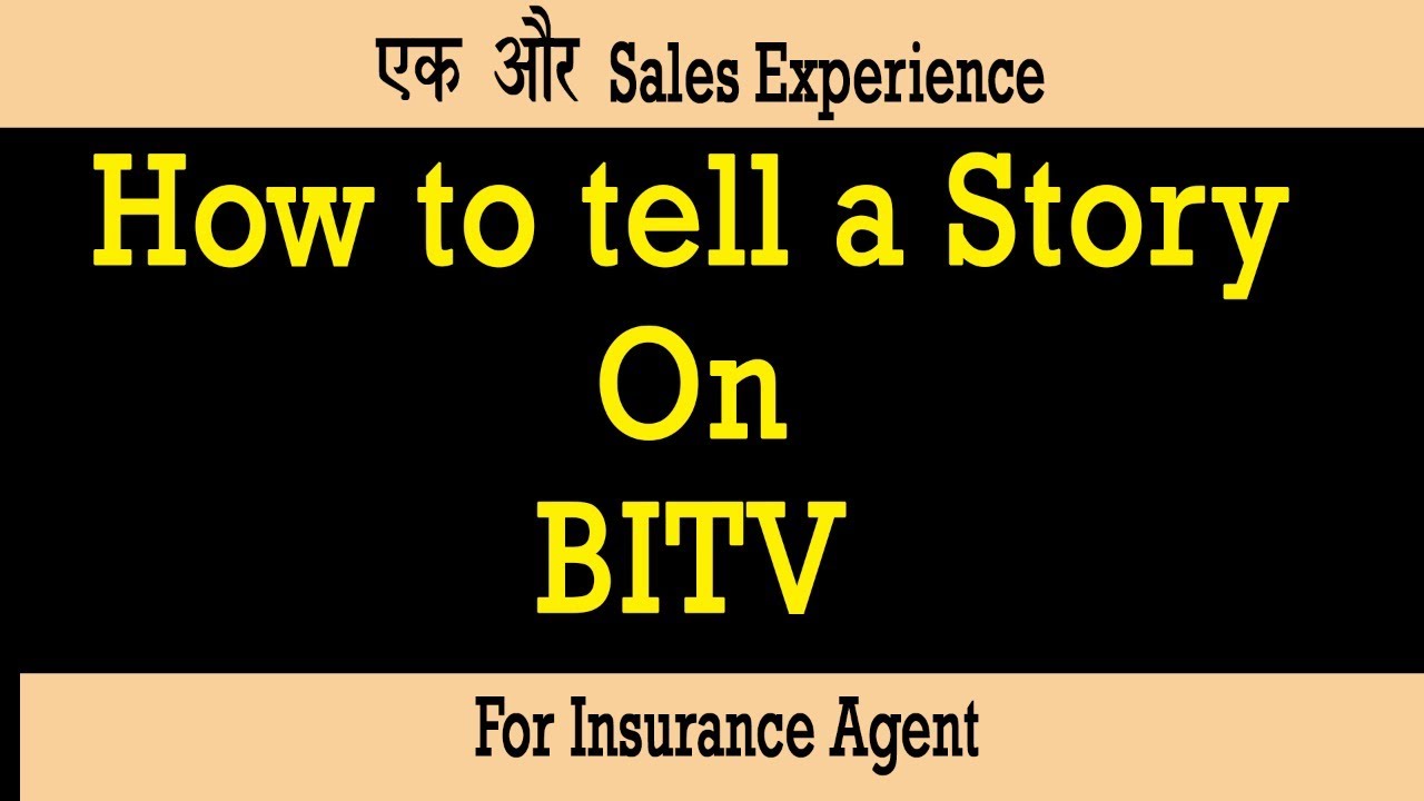 How to Tell Story on BI.TV for Insurance Agent | HINDI | BI.TV - YouTube
