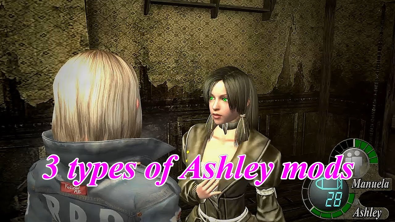 【4K Introduction of Mods】3 types of Ashley mods - YouTube