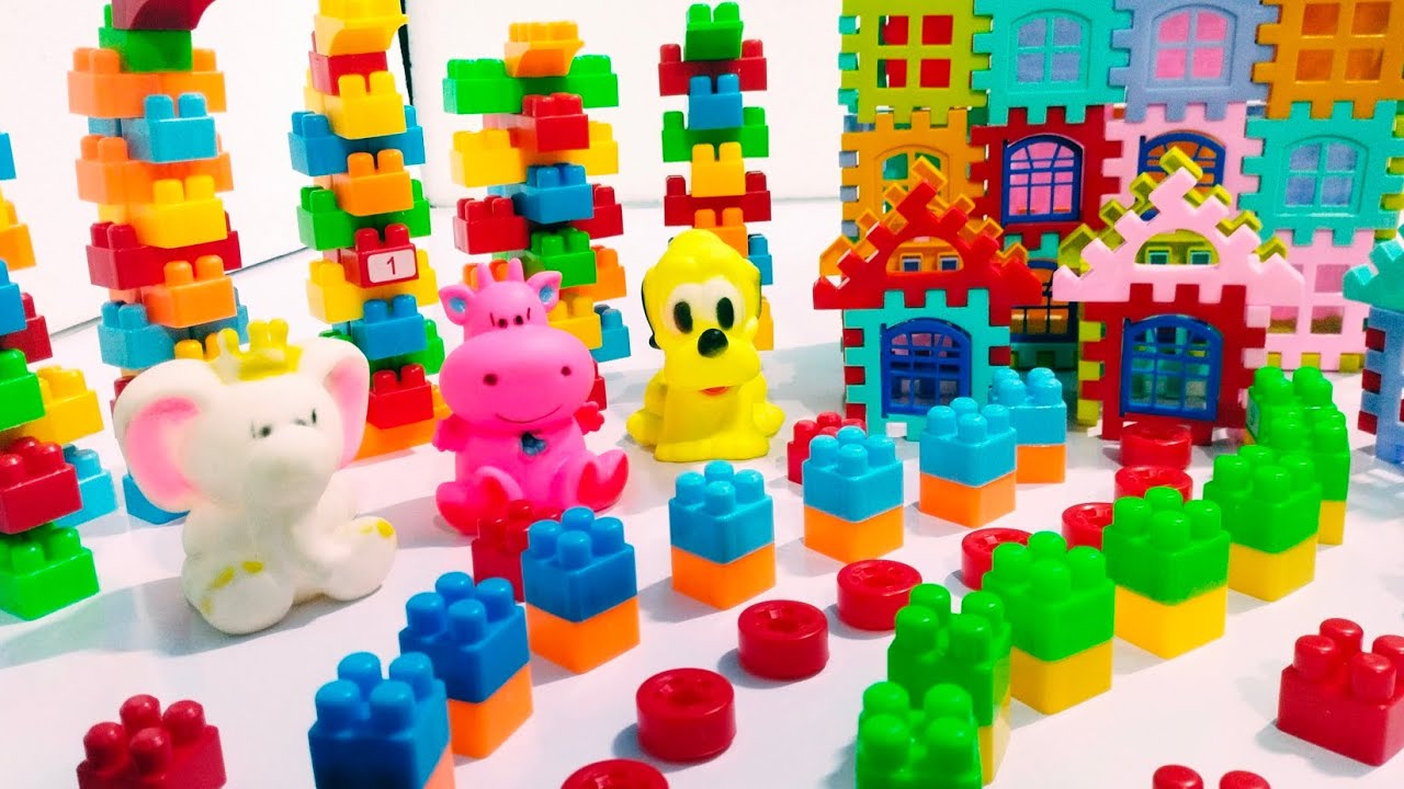 satisfying building blocks ASMR vedio I marble station ASMR vedio | DIY ...