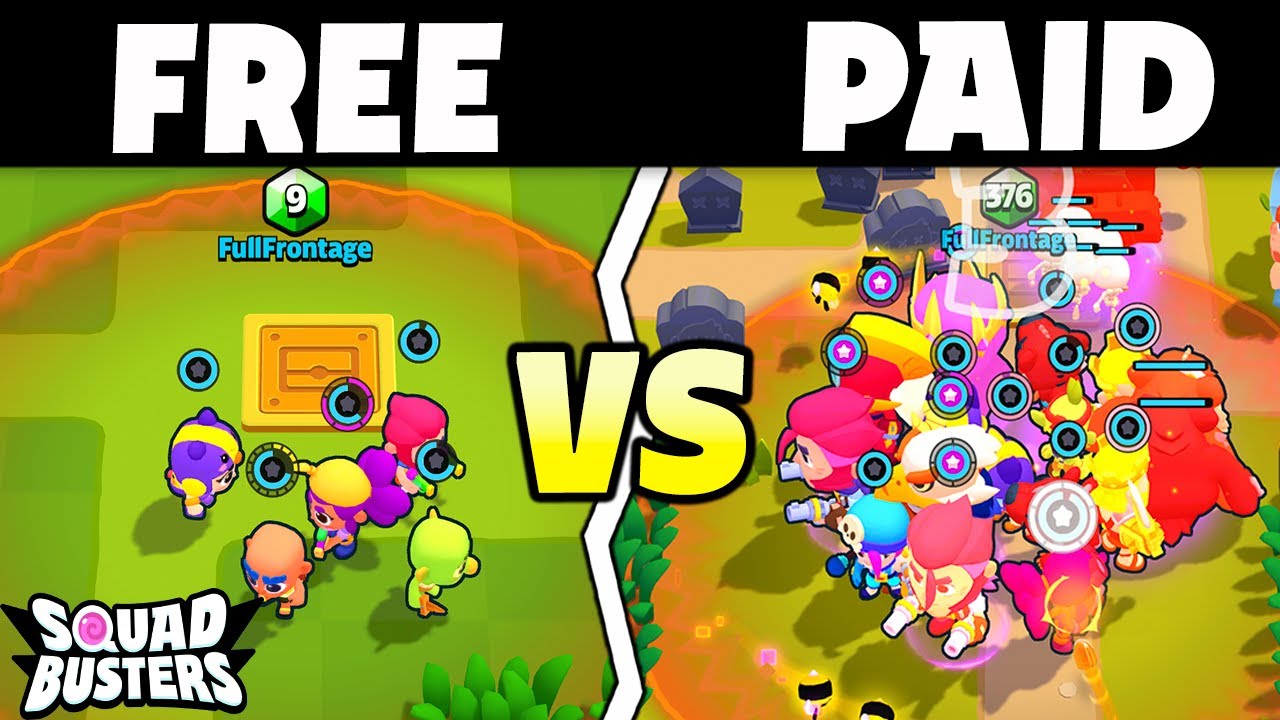 P2P Game Vs F2P Game In Squad Busters! - YouTube