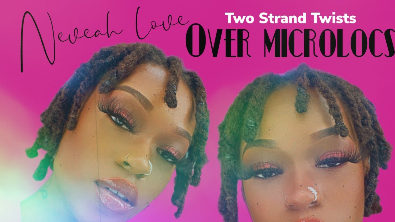 Medium/Large Two Strand Twists on Microlocs 💫 - YouTube