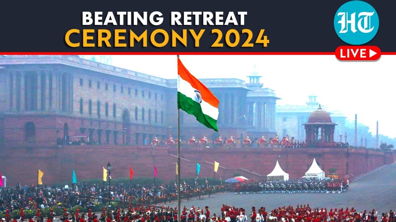 LIVE | Beating Retreat Ceremony 2024: 4-Day Long Republic Day Celebrations Conclude In Delhi ...