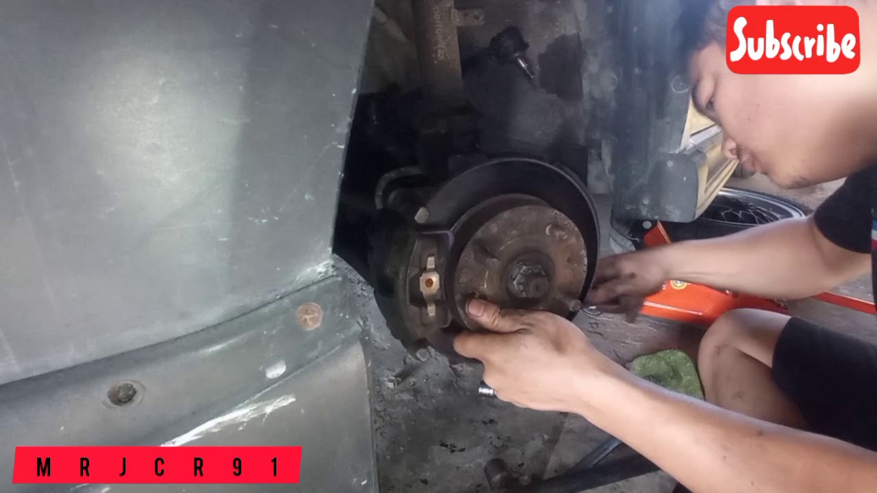 tukar lower arm viva depan - YouTube