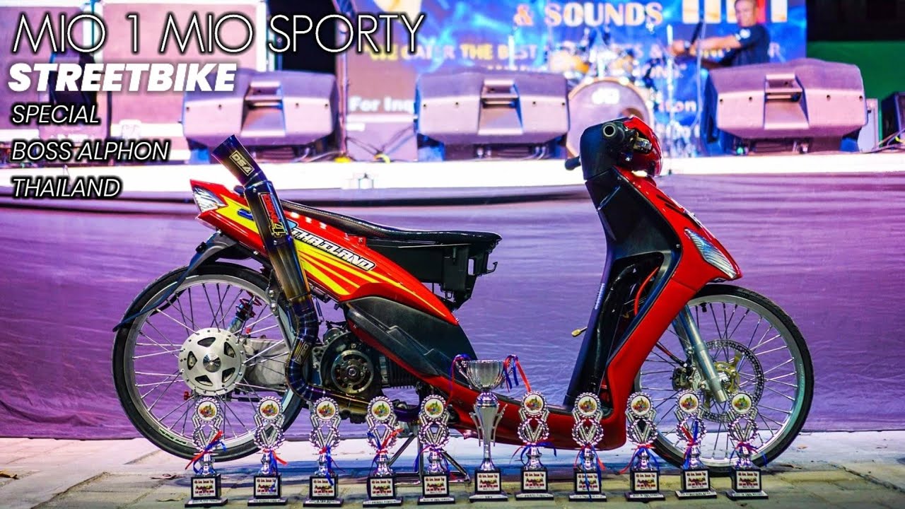 "HQ" MIO 1 MIO SPORTY THAILOOK STREETBIKE STREET RACING | #YAMAHAMIO # ...