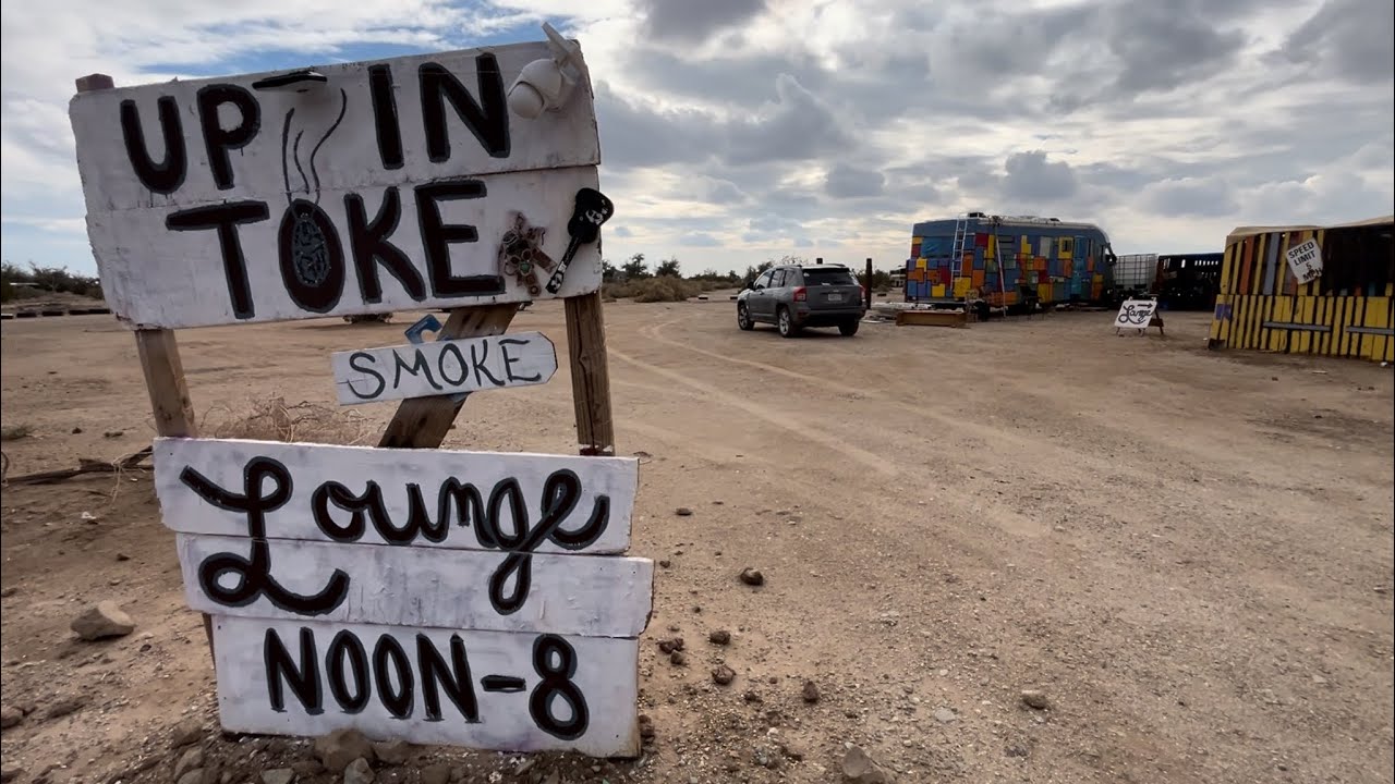 Up In Toke Smoke Lounge, Slab City, CA - YouTube