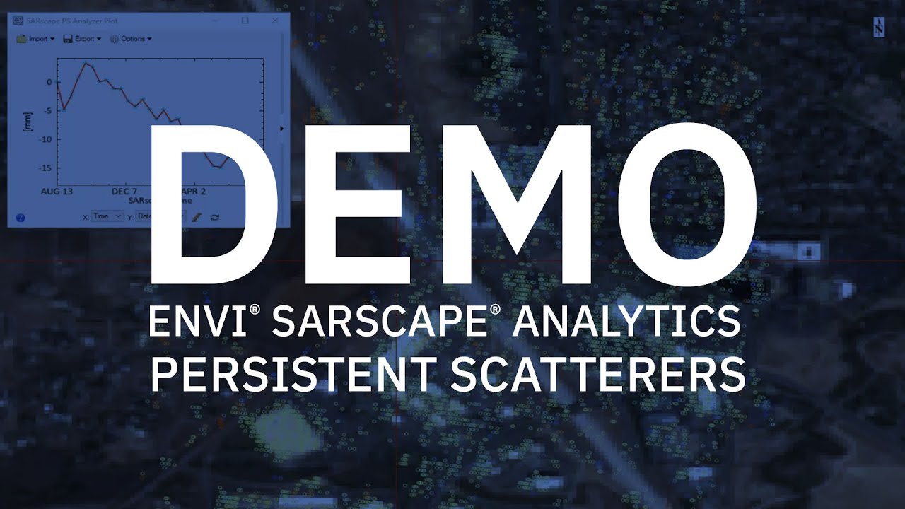 ENVI SARscape Analytics: Persistent Scatterers | DEMO - YouTube