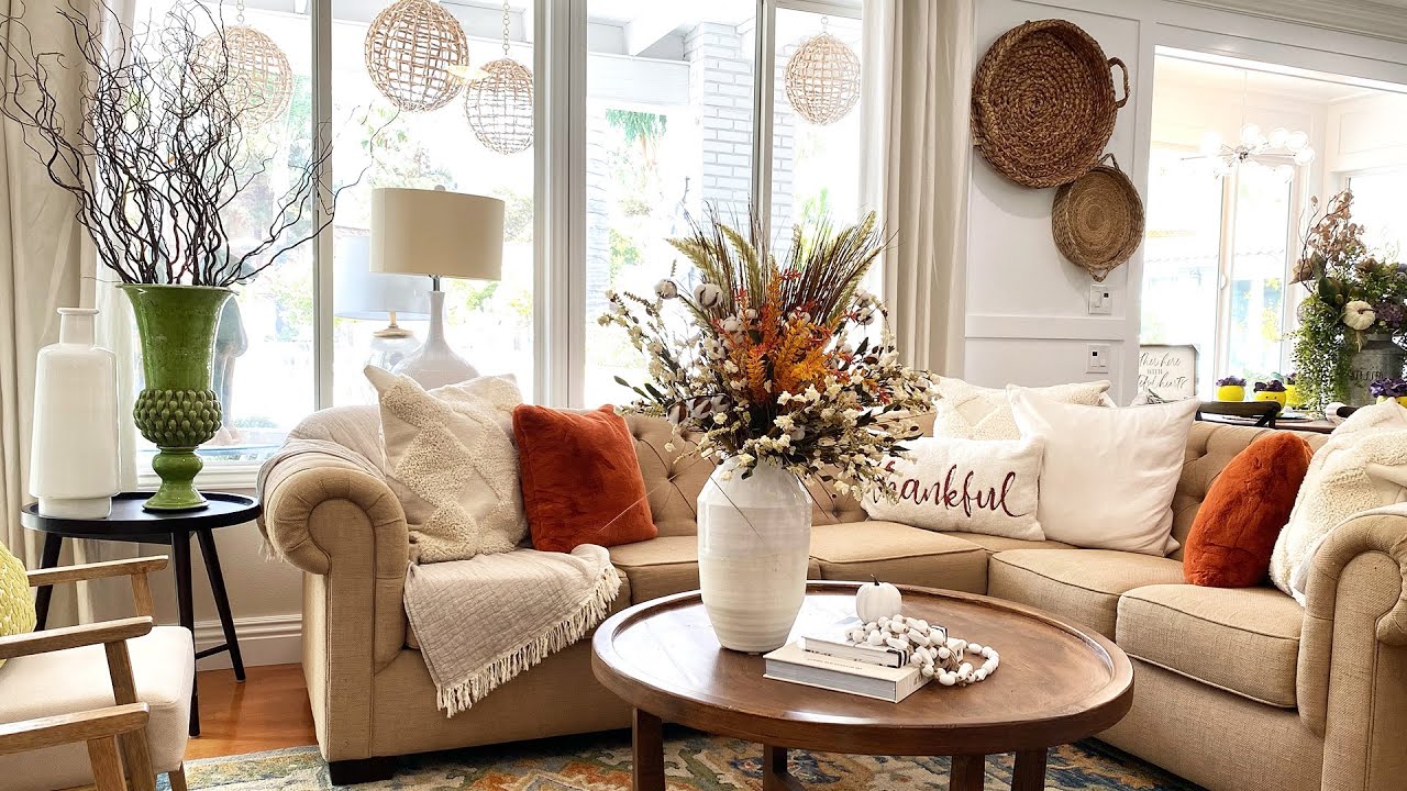 HOW TO UPDATE YOUR FALL DECOR II INTERIOR DESIGN FALL ~DECORATE WITH ME ...