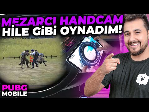 MEZARCI HANDCAM HİLE GİBİ OYNADIM!! / PUBG MOBILE HANDCAM GAMEPLAY