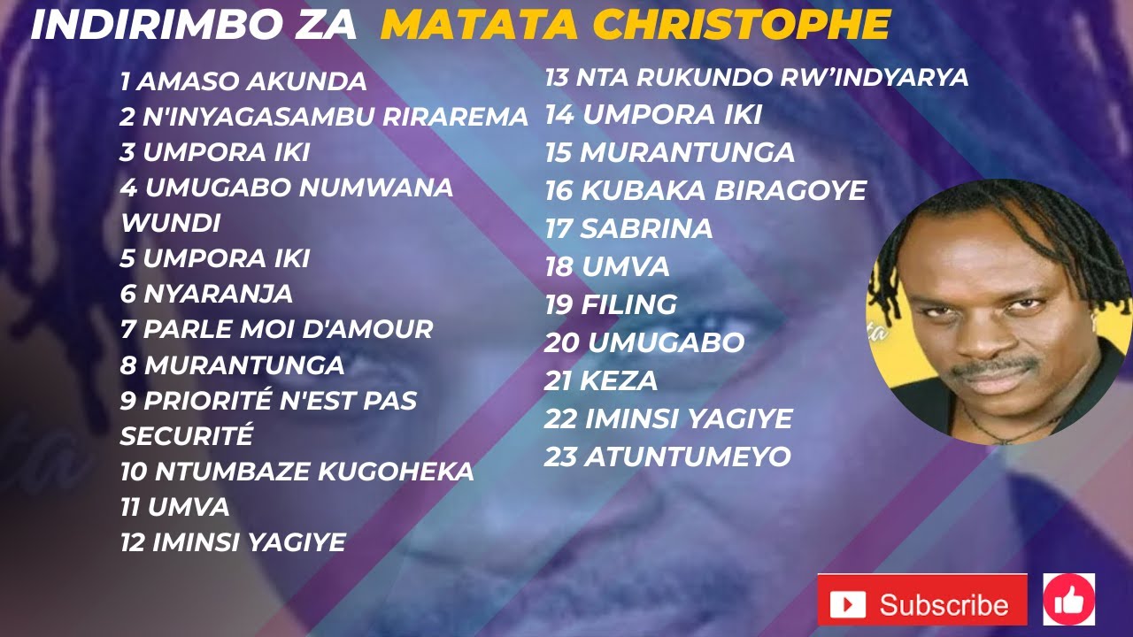 Matata Christophe Greatest hit Songs-_non stop Playlist - YouTube