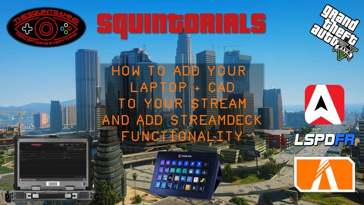 SQUINTORIALS | How To Add Your Laptop and CAD in your Stream & Stream ...