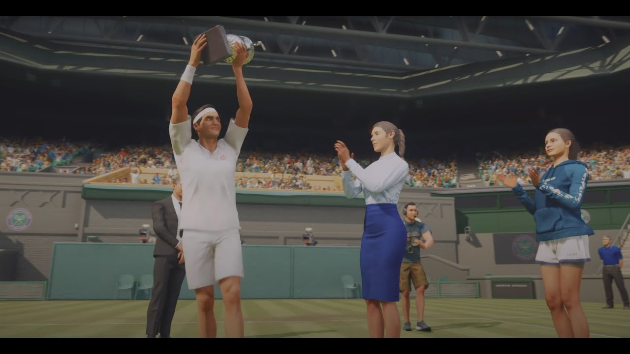 "PS5 Gameplay: Top Spin 2K25 Opening Match - Stunning Tennis Action ...